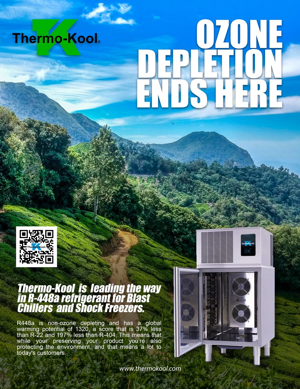 Sustainable Cooling with the 448A Refrigerant-Certified Blast Chillers